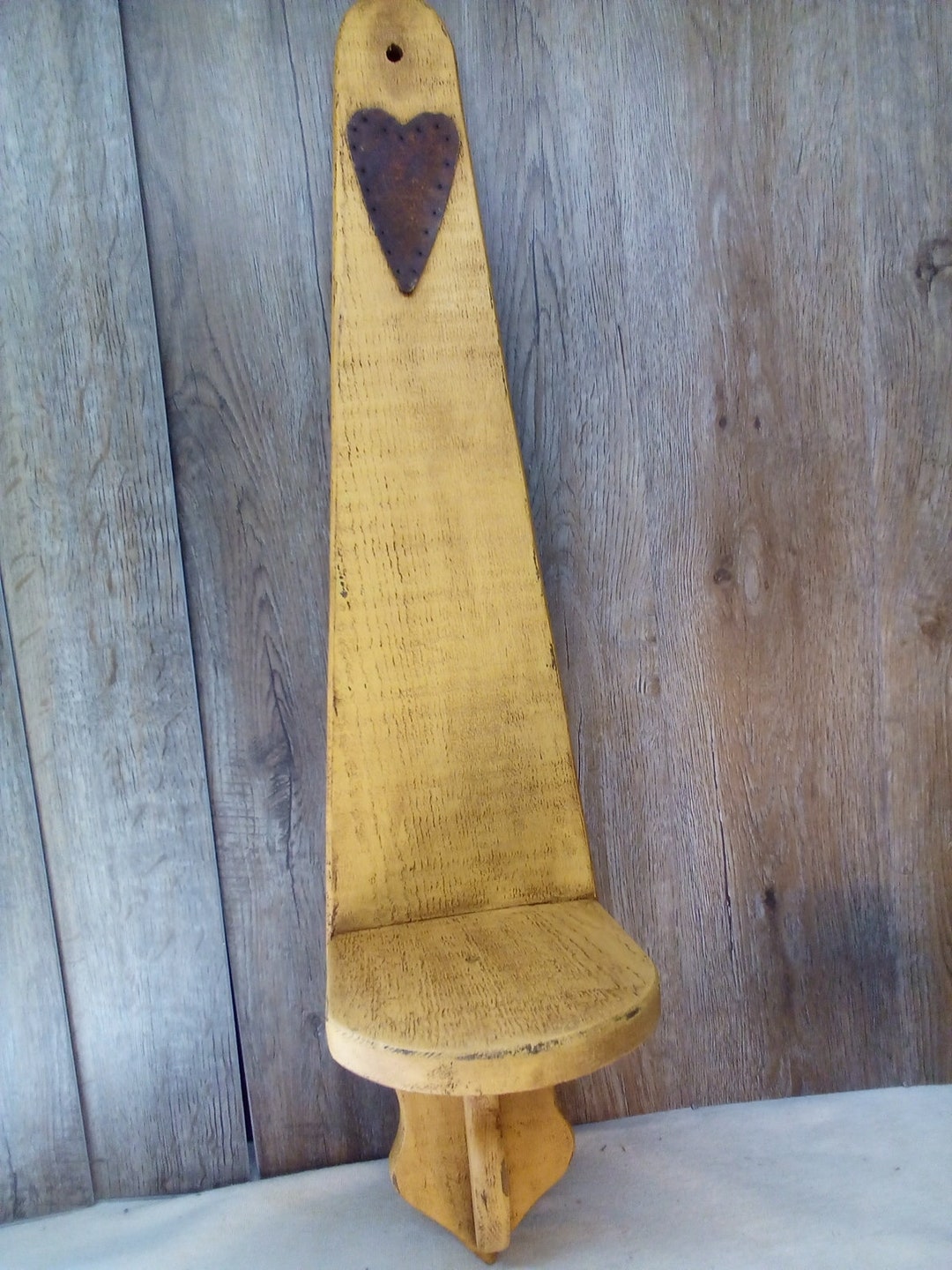 Sconce / Primitive Wood Sconce /rustic Wall Sconce From Reclaimed Wood ...