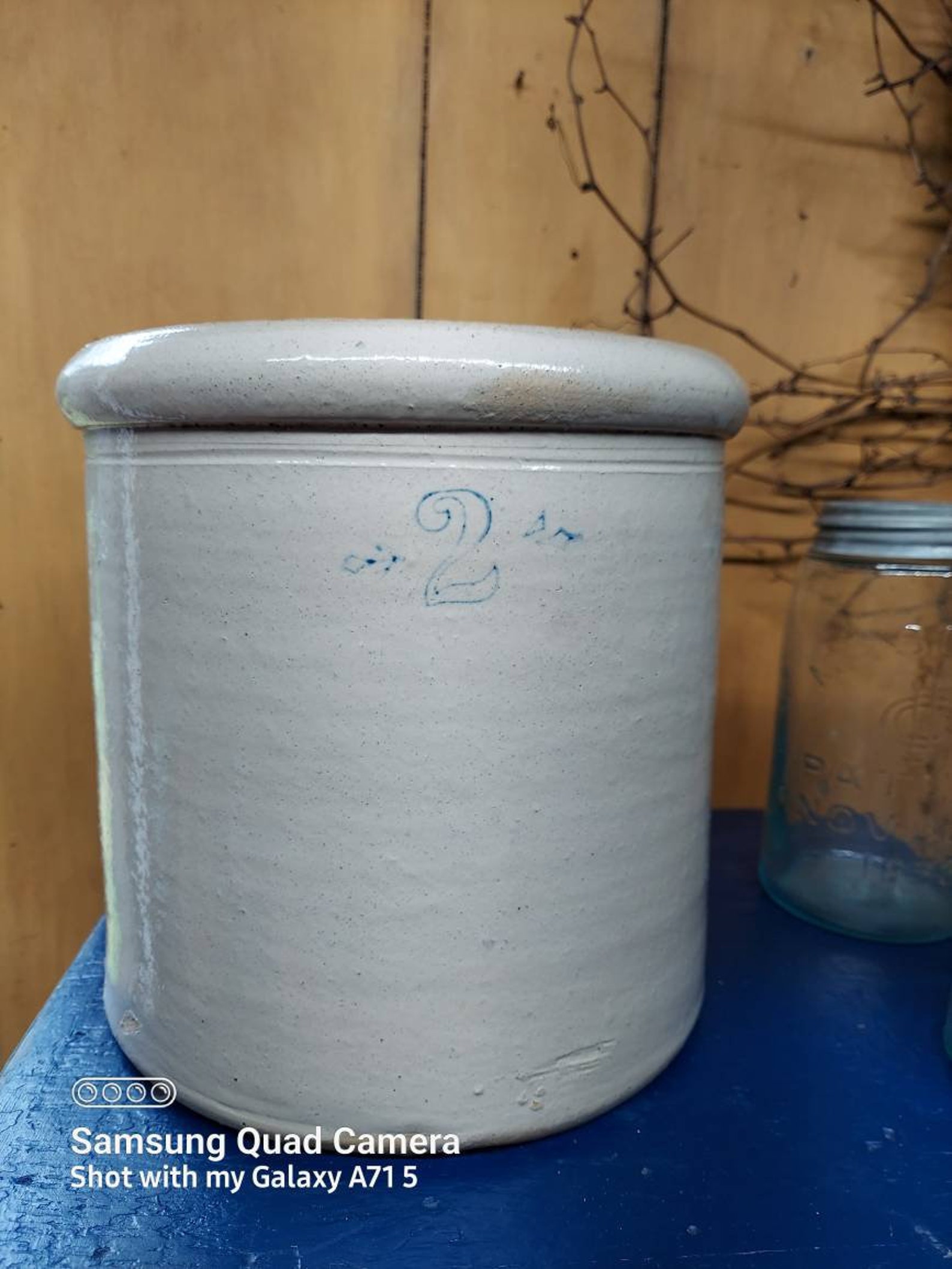 Antique 2 Gallon Crock / 2 Gallon Hawthorn Pottery Crock / - Etsy