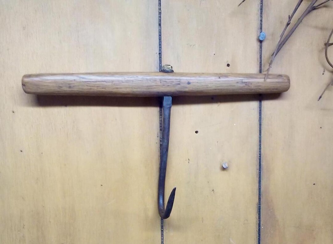 Farm Tool / Antique Hay Hook / Farmhouse Decor Hay Hook / Primitive ...