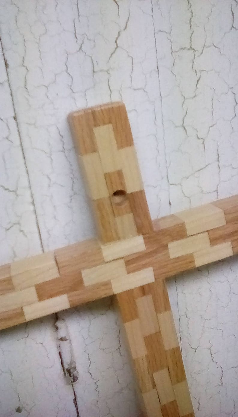 Wood Cross / Handcrafted Wood Cross / Cross Made From Multiple - Etsy
