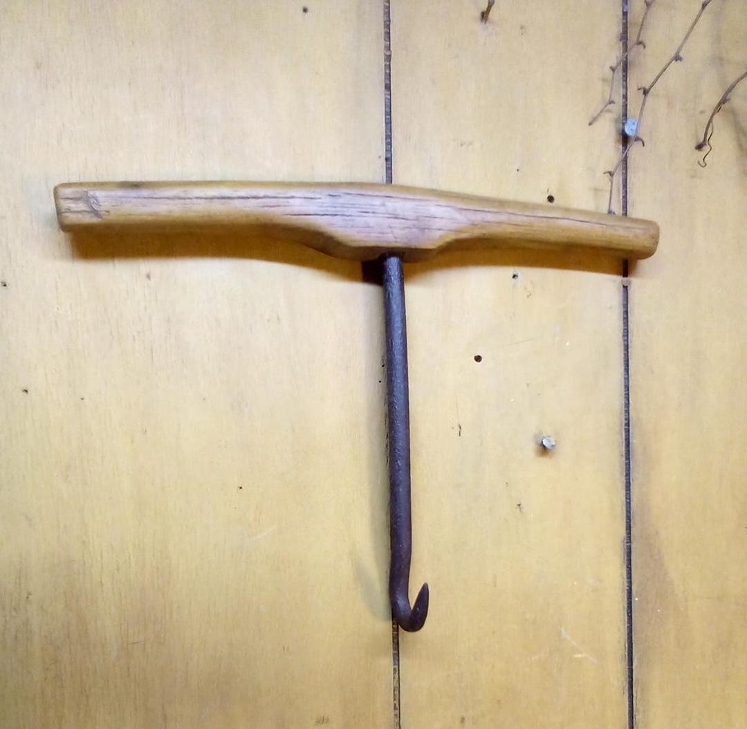 Farm Tool / Antique Hay Hook / Farmhouse Decor Hay Hook / Primitive ...