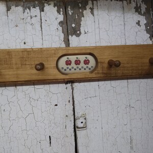 Vintage Farmhouse Decor Four Peg Hat-coat Rack / Four Peg Wall Hat Rack ...