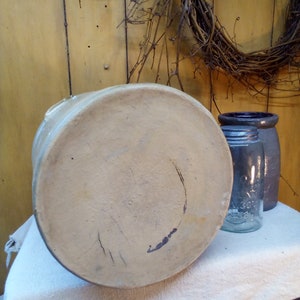 Crock/ 3 Gallon Salt Glaze Stoneware / 1800s Salt Glaze Stoneware Crock ...