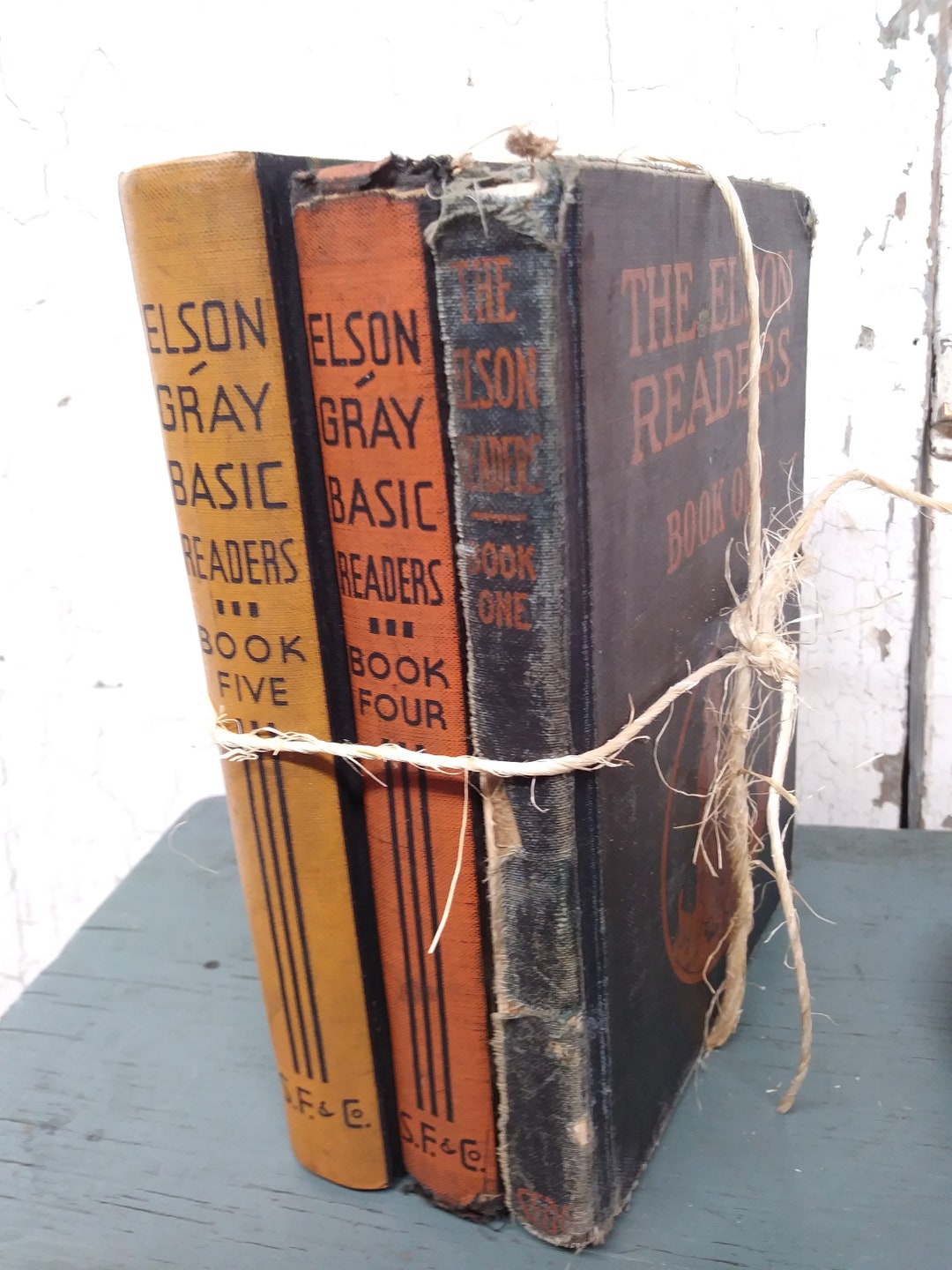 Antique Books / A Bundle of Books From the 1900's / Three Elson Reader ...