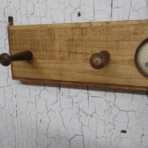 Vintage Farmhouse Decor Four Peg Hat-coat Rack / Four Peg Wall Hat Rack ...