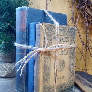 Antique Book Bundle: 1920s-30s Decor Display, Set of 3 - Etsy
