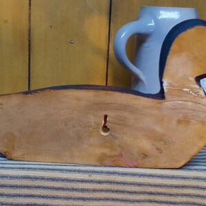 Decoy / Hand Carved Hand Painted Vintage Decoy / Wall Hanging-shelf ...