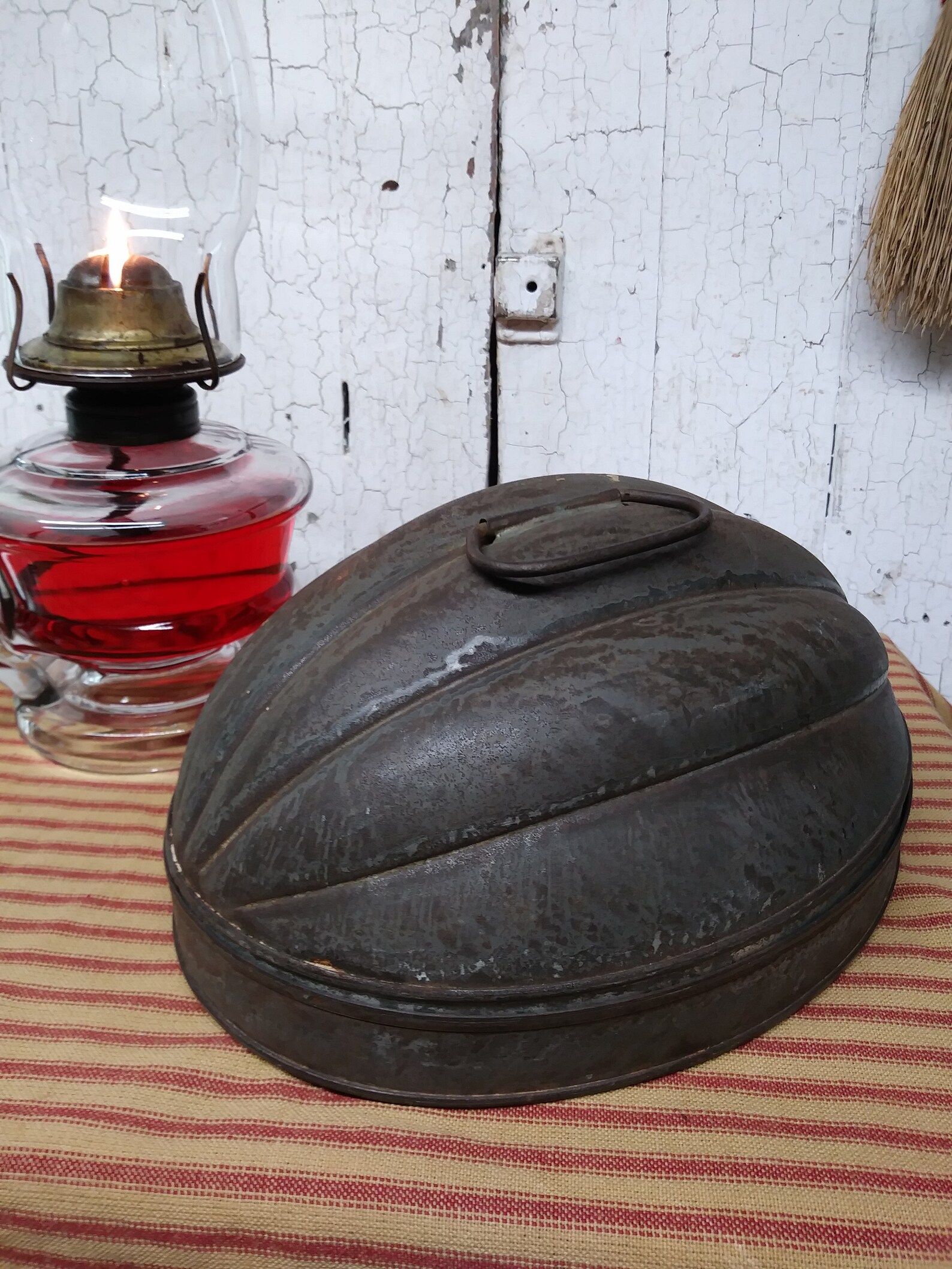 Antique Cake Mold / Early 1900's Metal Cake Mold Pudding | Etsy