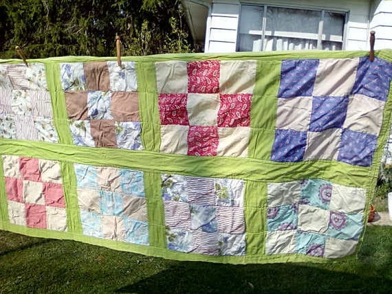 Cutter Quilt / Vintage Quilt / Quilt For Repurposing Or Folded | Etsy
