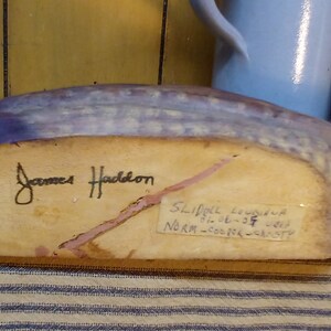 Decoy / Hand Carved Hand Painted Vintage Decoy / Wall Hanging-shelf ...