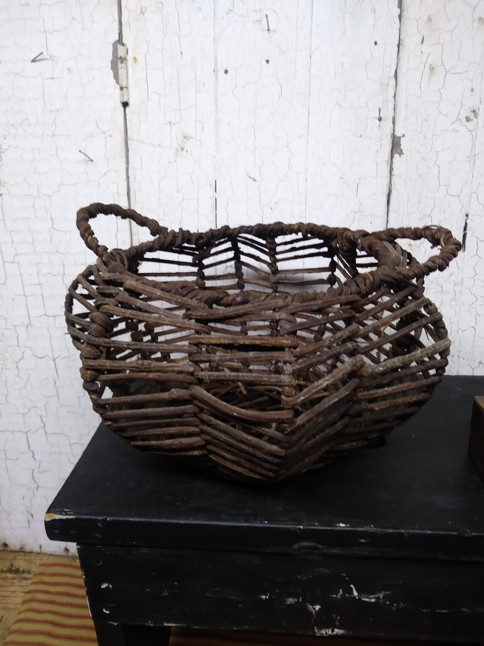 Rib Melon Basket / Handmade Vine Rib Basket /melon Basket - Etsy