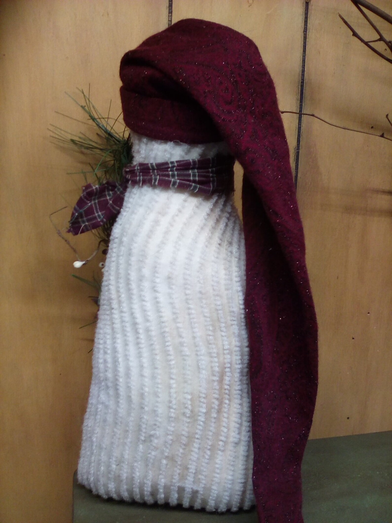 Snowman / Primitive Decor Large Vintage Showman / Large - Etsy