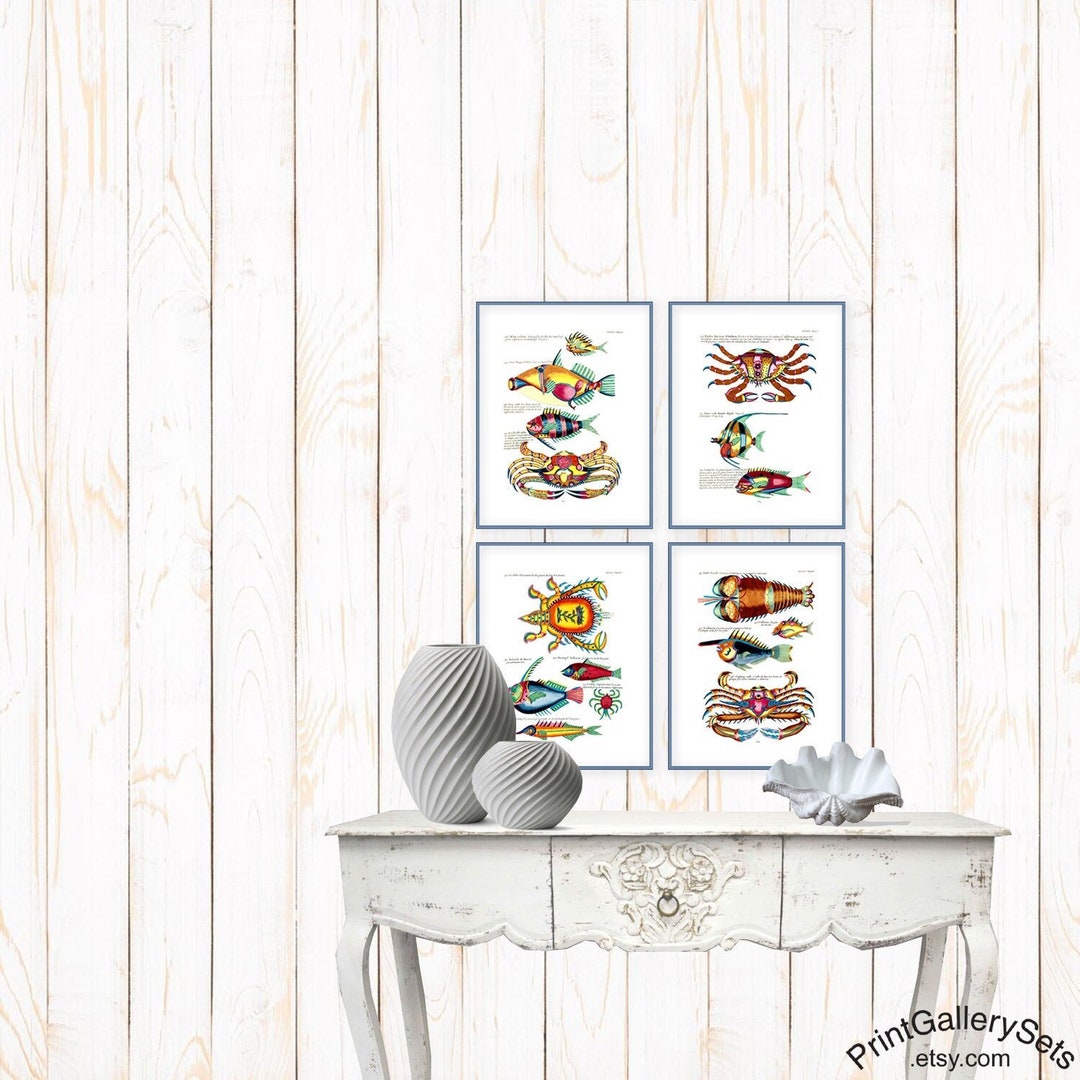 Exotic Tropical Fish Printable Download Print Gallery Set Sea Zoology ...