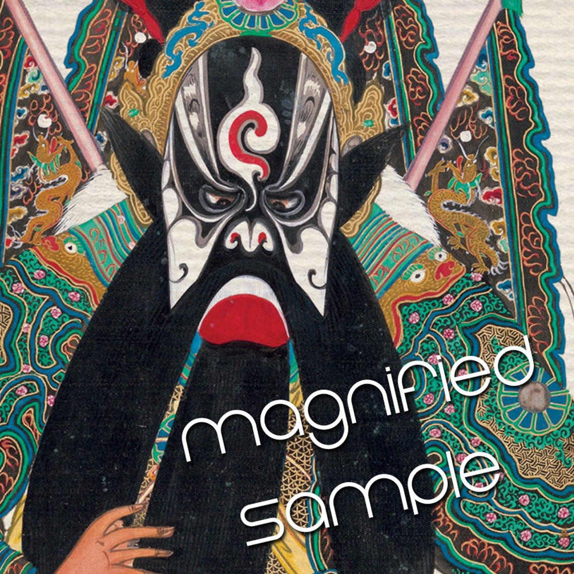 Peking Opera Chinese Musical Theatre Old 19th Century Prints Singers ...