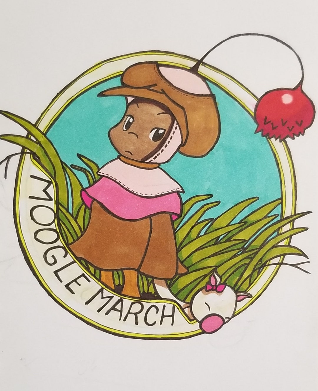 Moogle Girl Print - Etsy