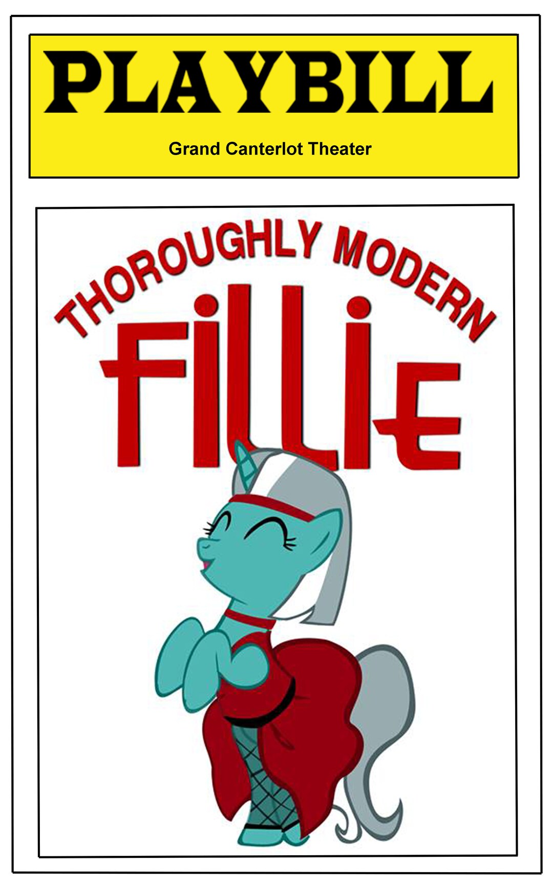 Thoroughly Modern Fillie Playbill Print - Etsy