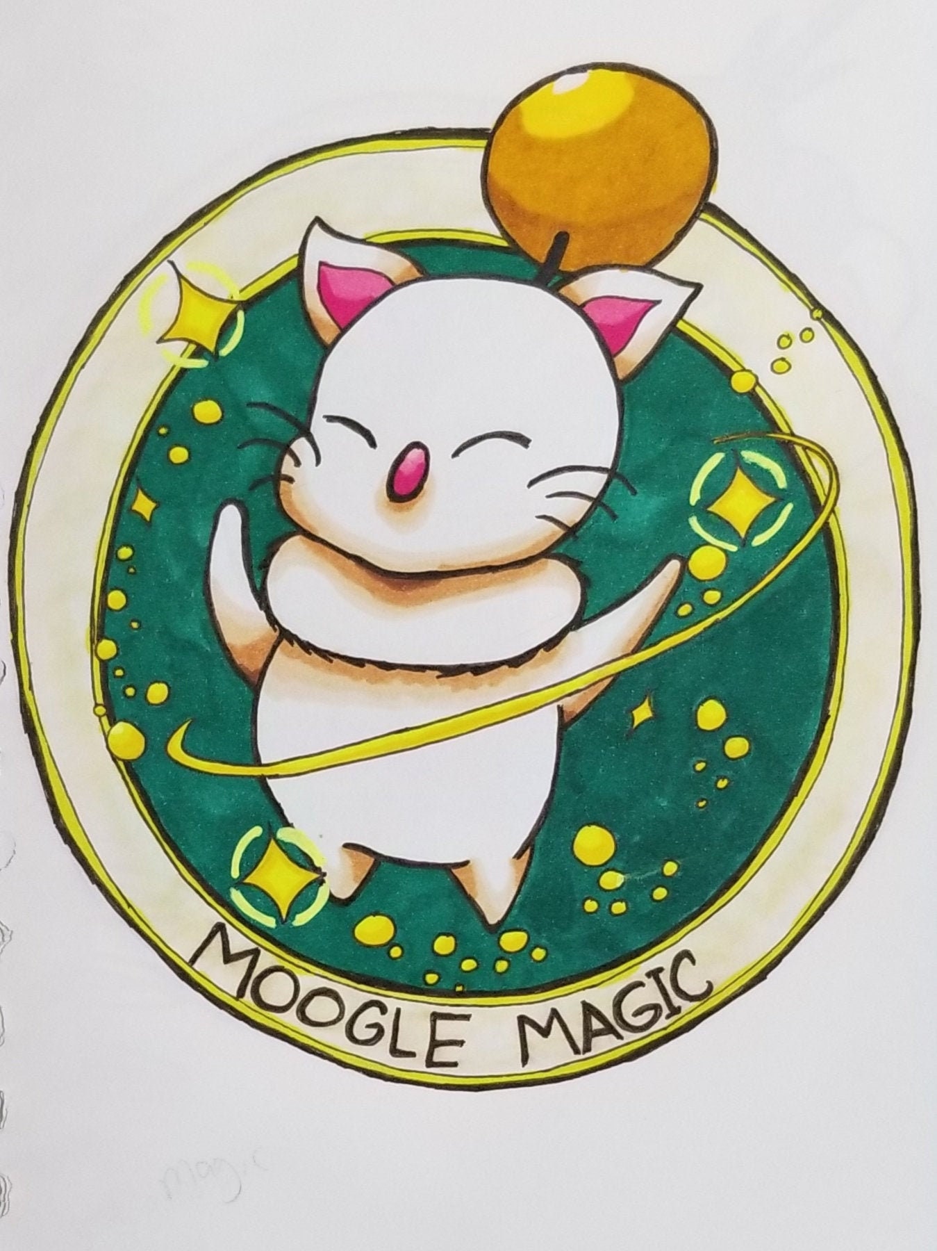 Moogle Magic Print - Etsy
