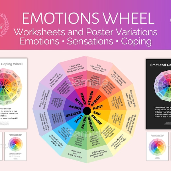 Emotion Wheel - Etsy