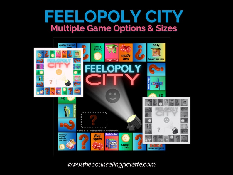 FEELOPOLY Therapy Game | FEELOPOLY City | Emotions Game | Coping Skills ...