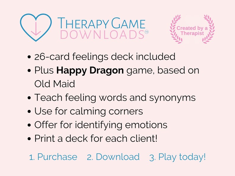 Kids Emotions, Feelings Flashcards Printable PDF, Dragon, Feelings Go ...