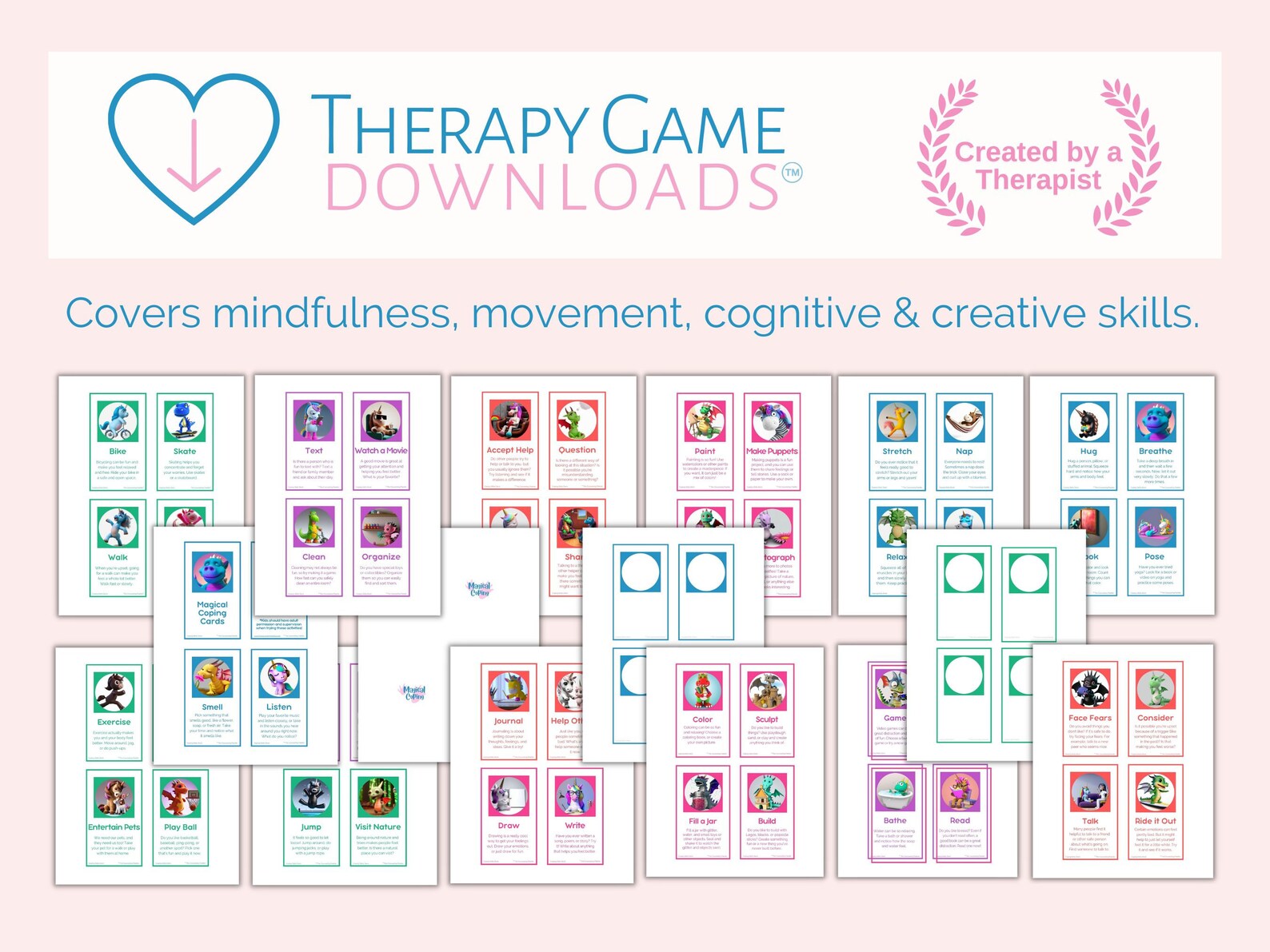 Coping Skills for Kids, Coping Skills Cards, Coping Toolkit, Emotional ...