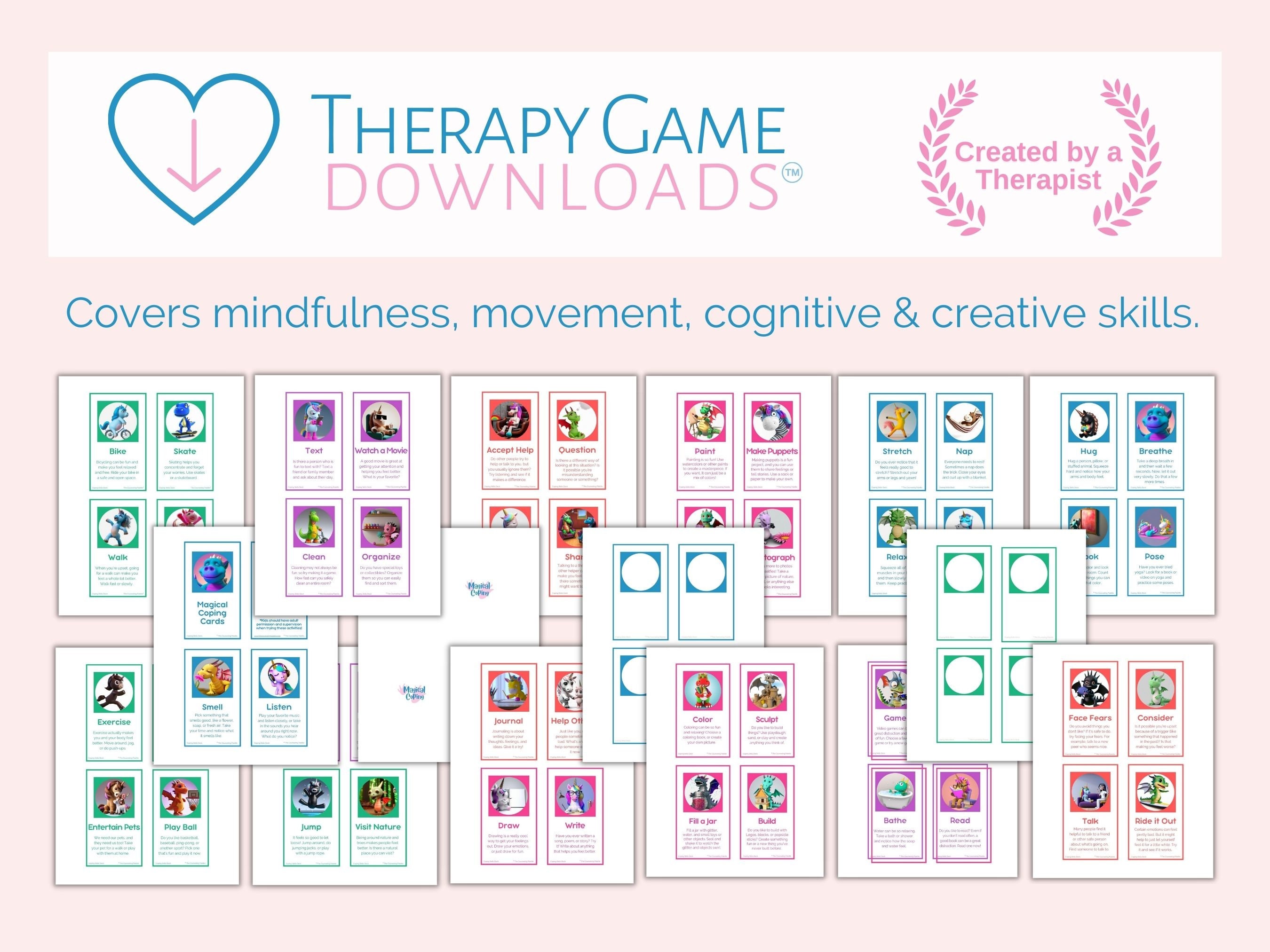 Kids Feelings Activity Bundle Coping Skills for Kids Kids - Etsy