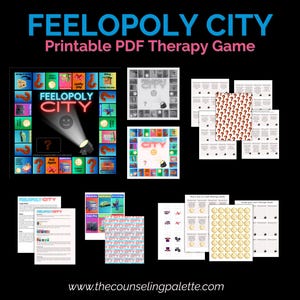 FEELOPOLY Therapy Game | FEELOPOLY City | Emotions Game | Coping Skills ...