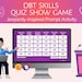 DBT Skills Quiz Show Game: Jeopardy-inspired Therapy (powerpoint & PDF ...