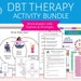 DBT Skills Bundle: Therapy Games, Worksheets, and Prompts (PDF) - Etsy
