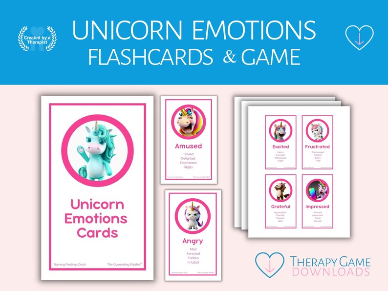Kids Emotions Flashcards, Printable, Feelings Flashcards, Feelings ...
