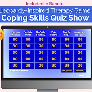 Therapy Games | Group Therapy Activities | Game Show | Counseling Games ...