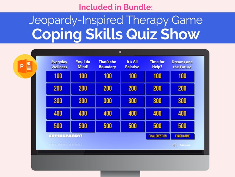 Therapy Games | Group Therapy Activities | Game Show | Counseling Games ...