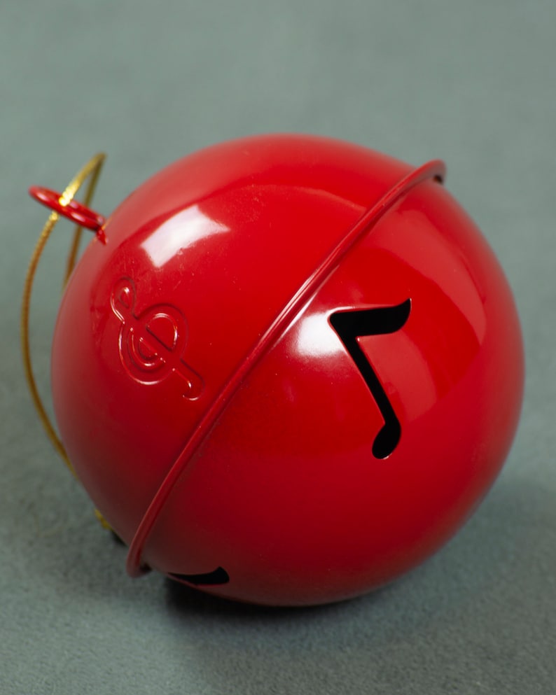 Three - 3.5 Inch Red Bells - Etsy