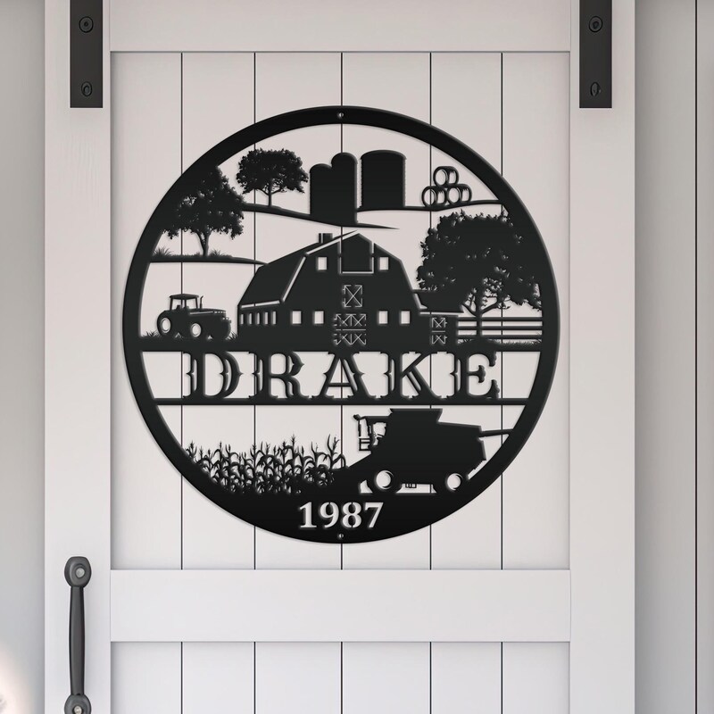 Custom Farm Sign - Etsy