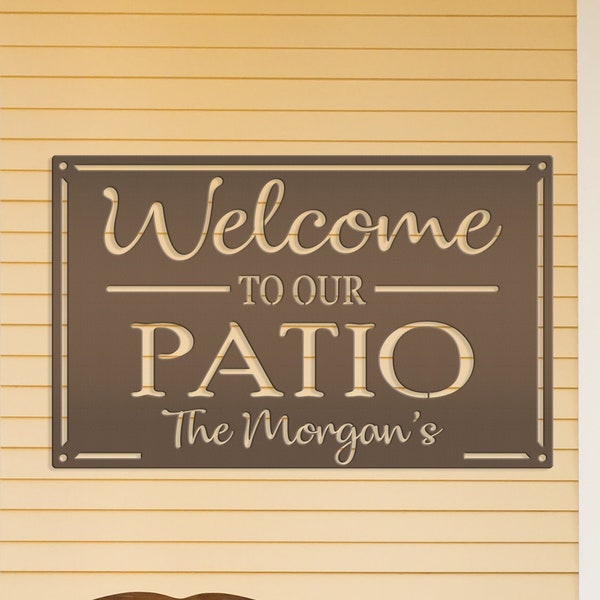 Outdoor Welcome Sign - Etsy