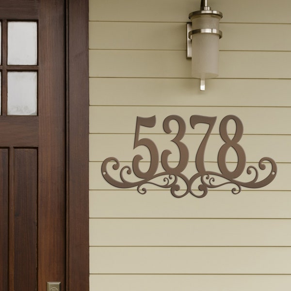 Metal House Numbers - Etsy