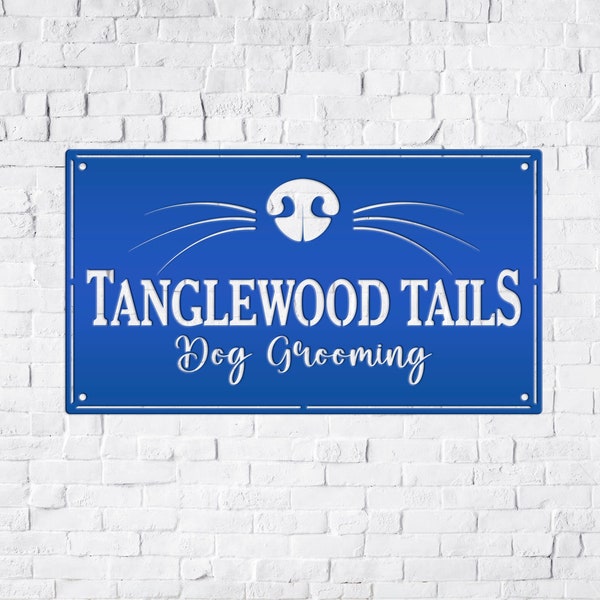Metal Dog Grooming Signs - Etsy