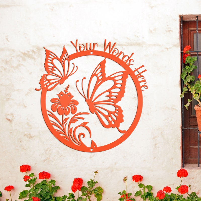 Butterfly Garden Sign - Etsy