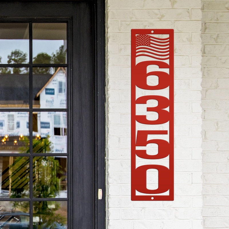 Black Flag House Numbers - Etsy
