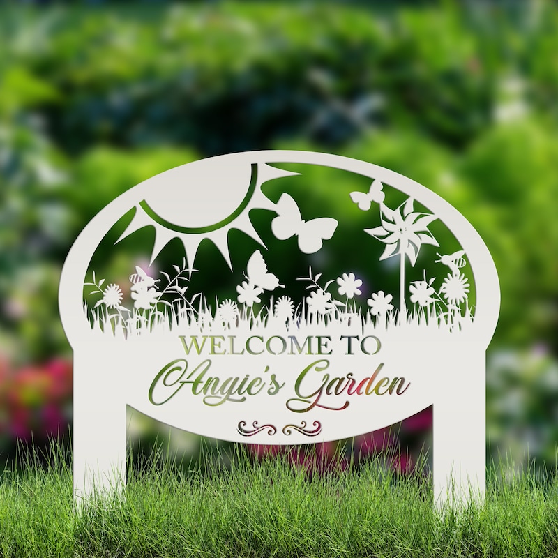 Flower Garden Sign - Etsy