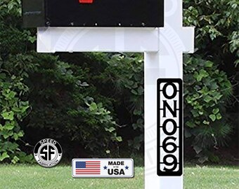 Mailbox Post Address Plaque | Etsy