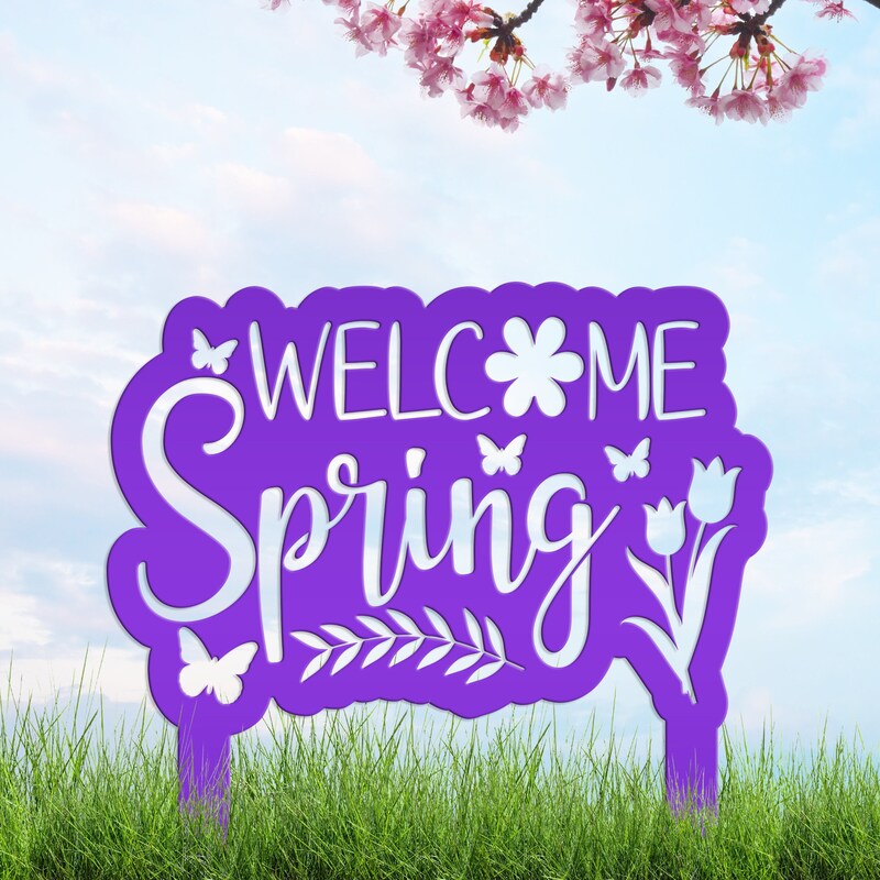Spring Yard Signs - Etsy