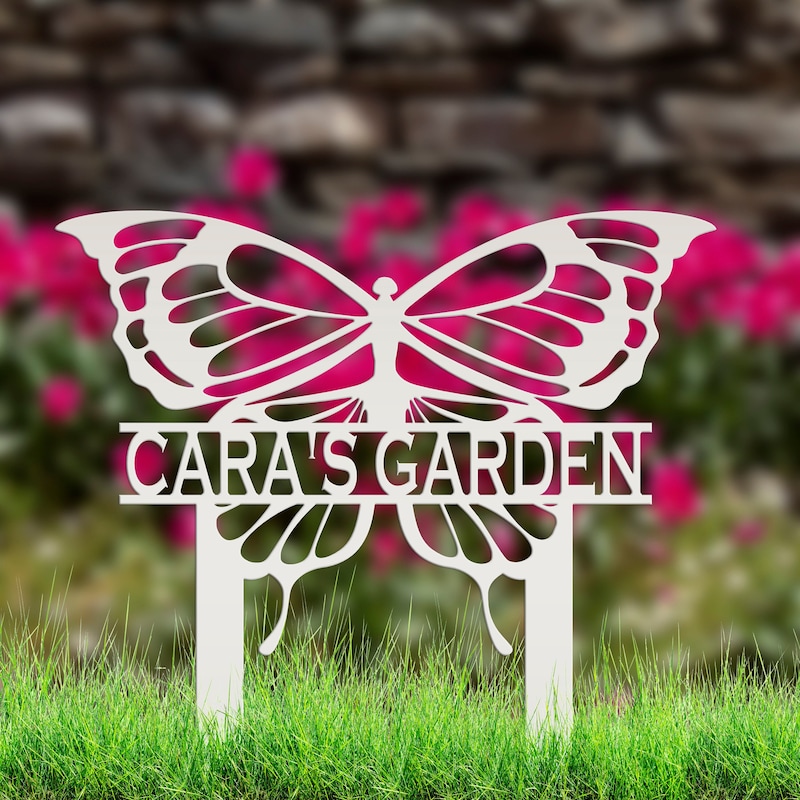 Butterfly Garden Sign - Etsy
