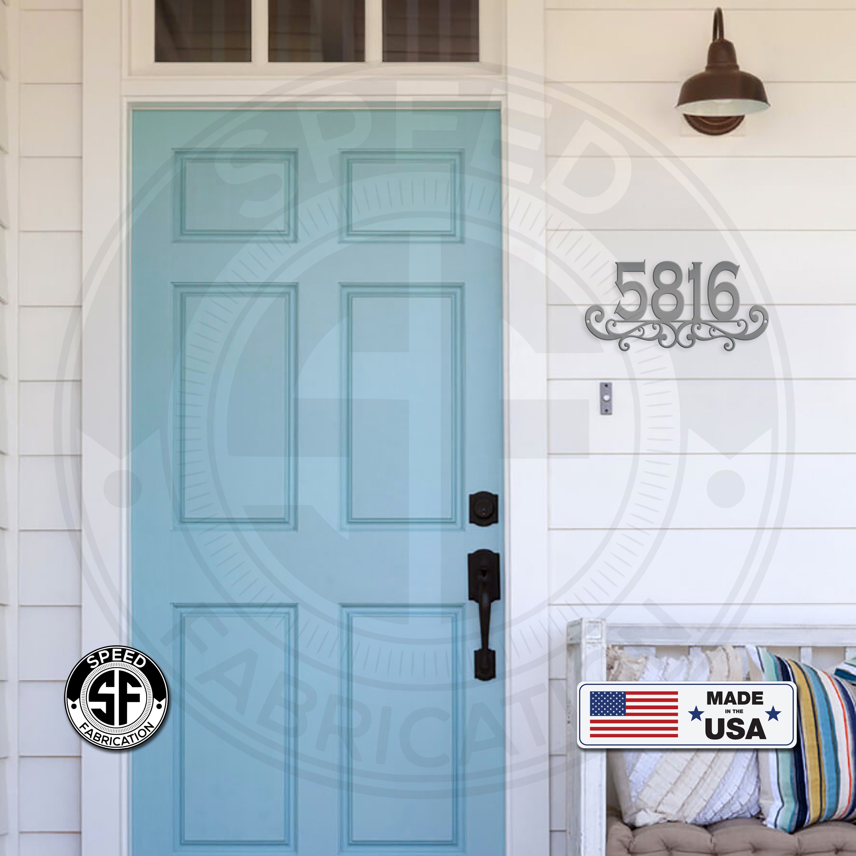 Decorative Custom House Address Sign - Etsy