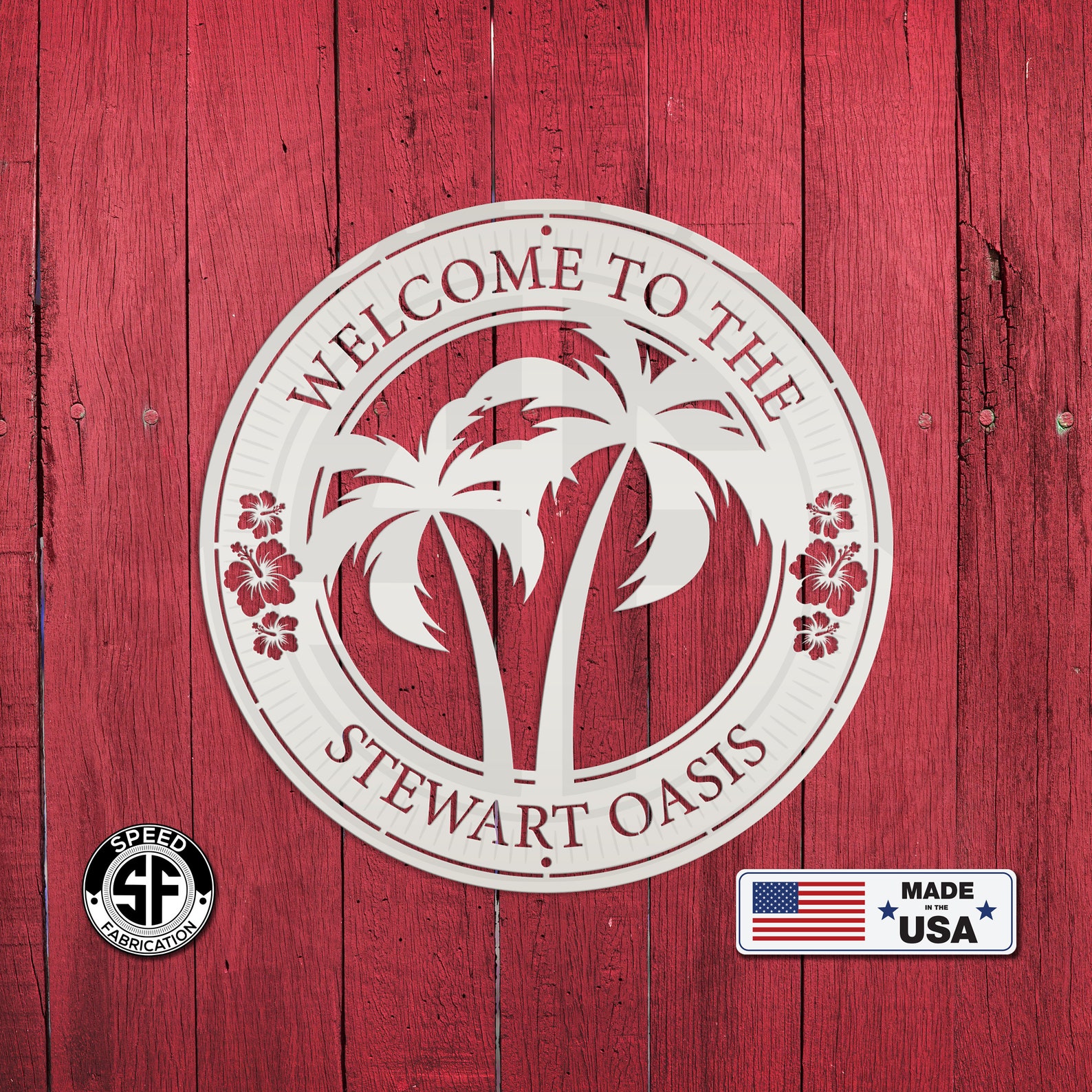 Personalized Tropical Patio or Pool Sign Custom Tropical Sign - Etsy