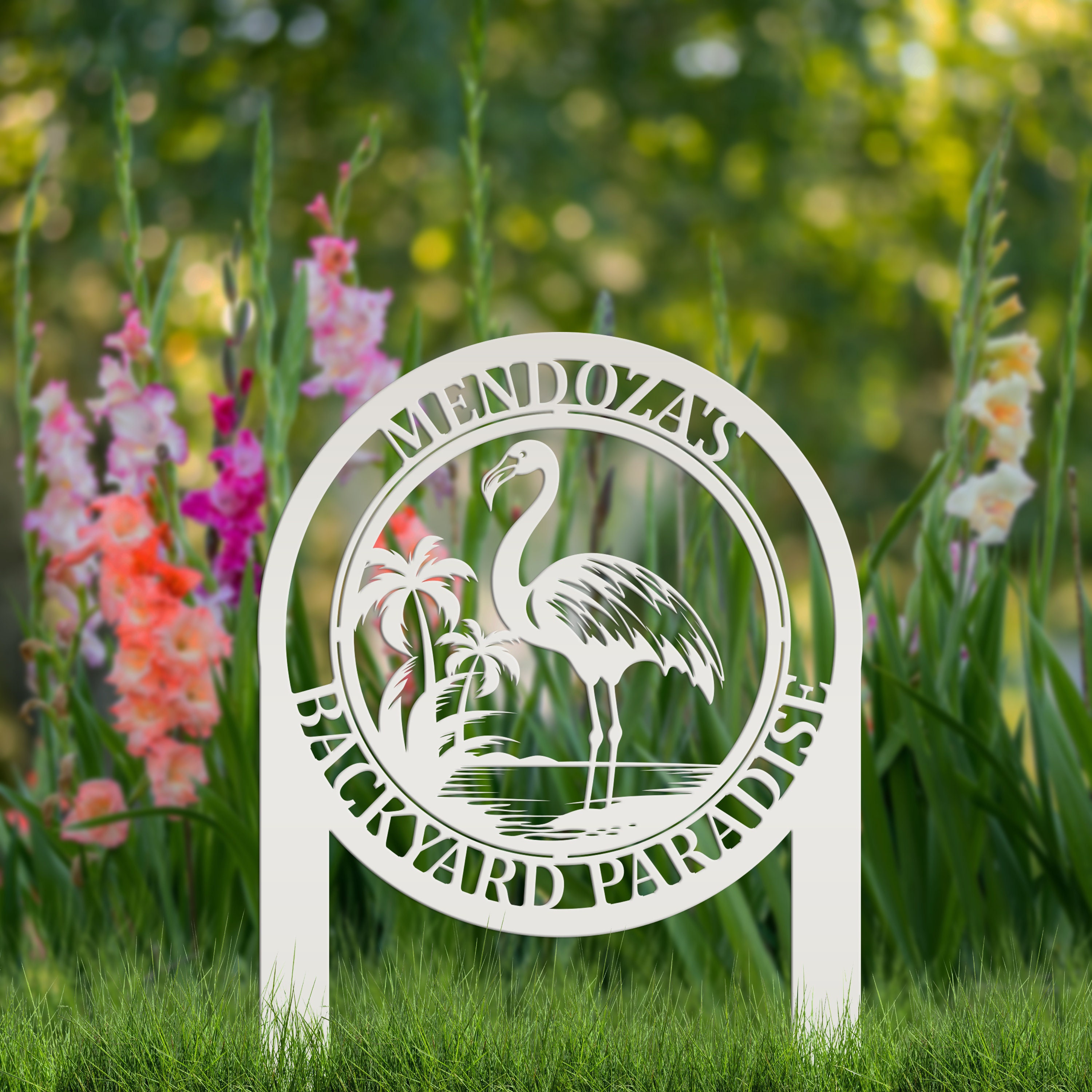 Flamingo Yard Sign - Customize This Sign With Your Own Wording - Great ...