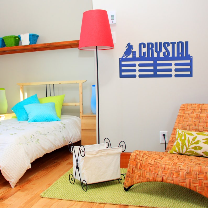 Medal Holder, Custom Barrel Racing Awards Holder, Horse Races Ribbon ...