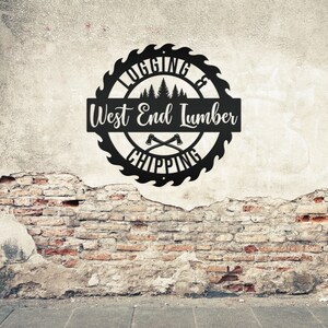 Custom Logging Sign - Carpenter Sign - Wood Shop Sign - Make It Your ...