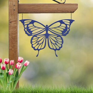 Butterfly Metal Home Décor Wall Sign - Etsy