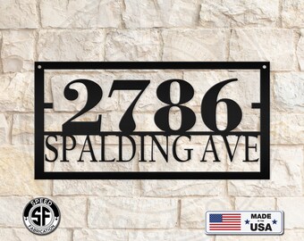 Plasma Cut Address Sign - Etsy